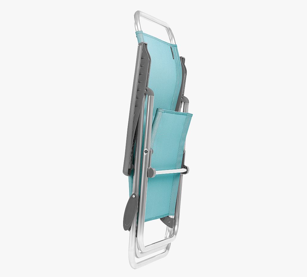 Lafuma Alu Low Folding Beach Chair, Set of 4 | Pottery Barn