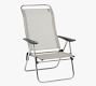 Lafuma Alu Low Folding Beach Chair, Set of 4 | Pottery Barn