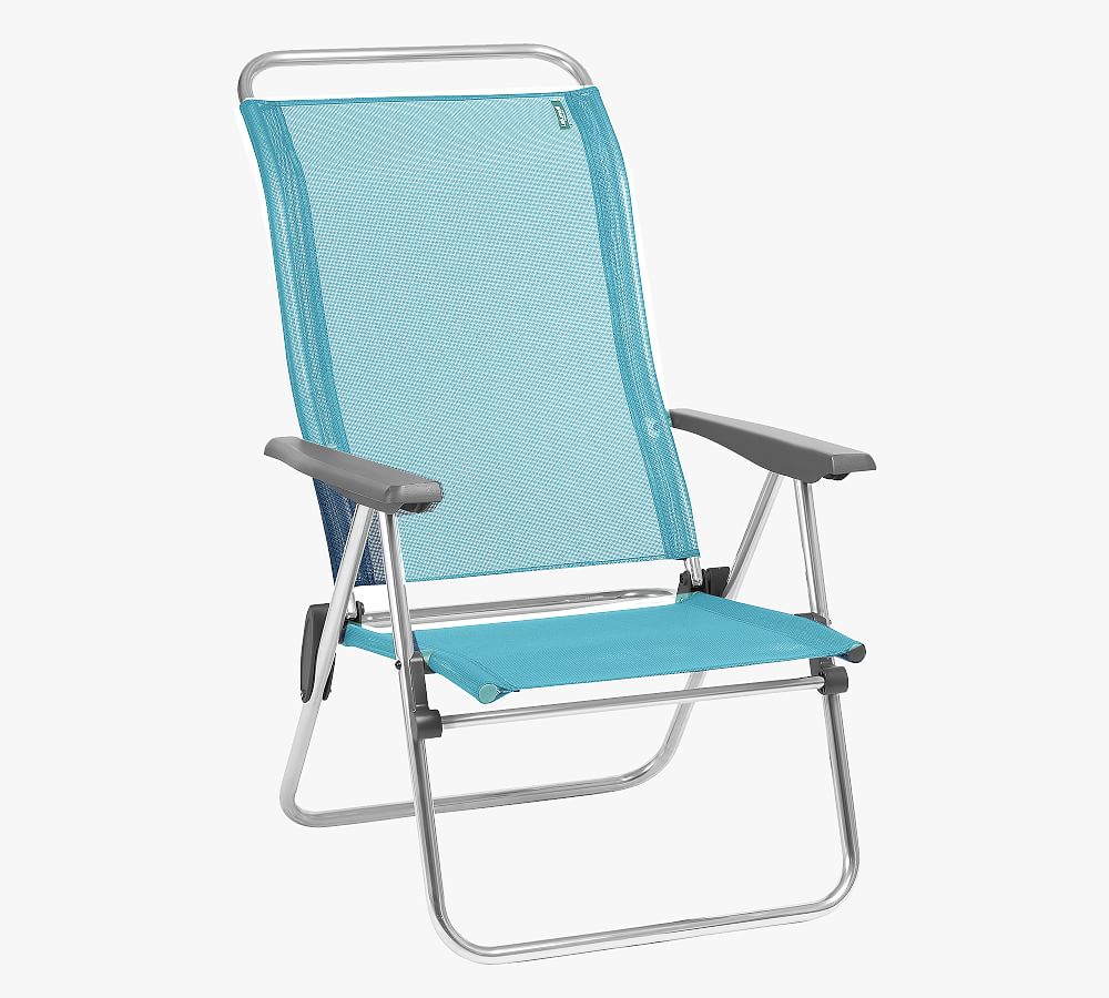 Lafuma Alu Low Folding Beach Chair, Set of 4 | Pottery Barn