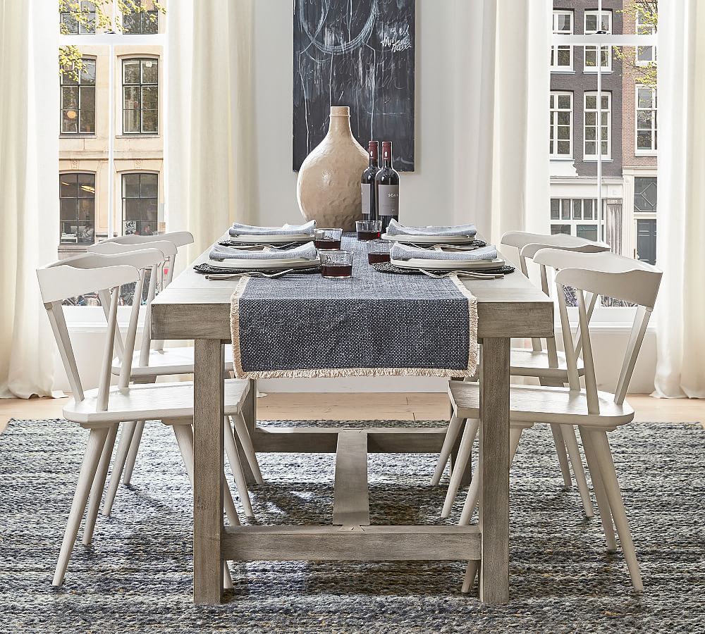 Mason Fringe Table Runner | Pottery Barn