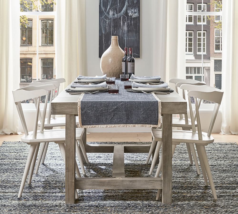 Mason Fringe Table Runner | Pottery Barn