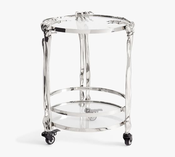 Skeleton Bar Cart | Pottery Barn