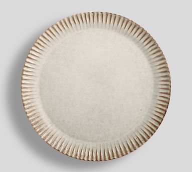 Ridge Textured Stoneware Dinner Plates | Pottery Barn