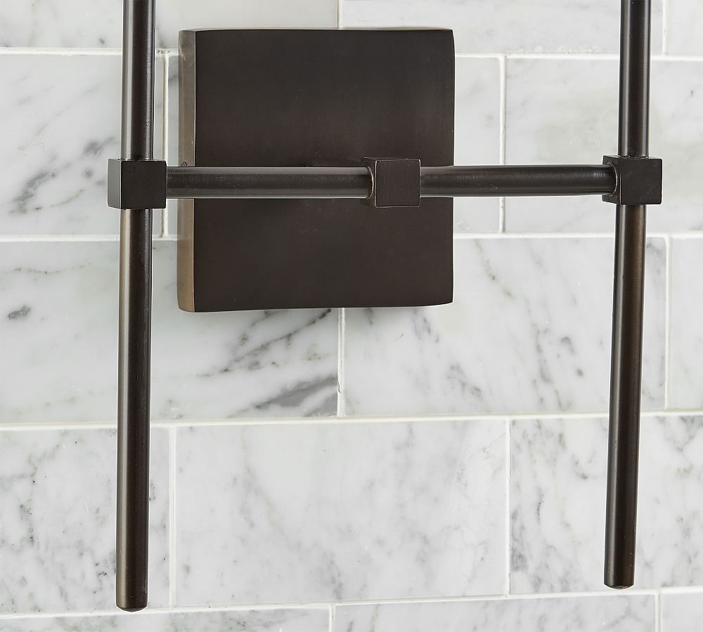 Rustic Torch Double Sconce | Pottery Barn