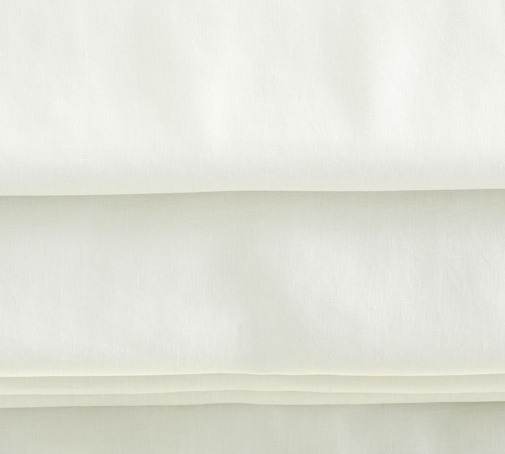 Belgian Flax Linen Blackout Shade | Pottery Barn