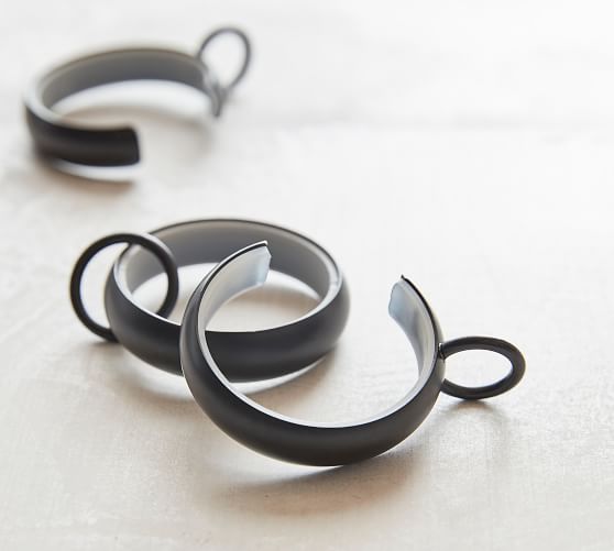 C-Loop Curtain Rings | Pottery Barn