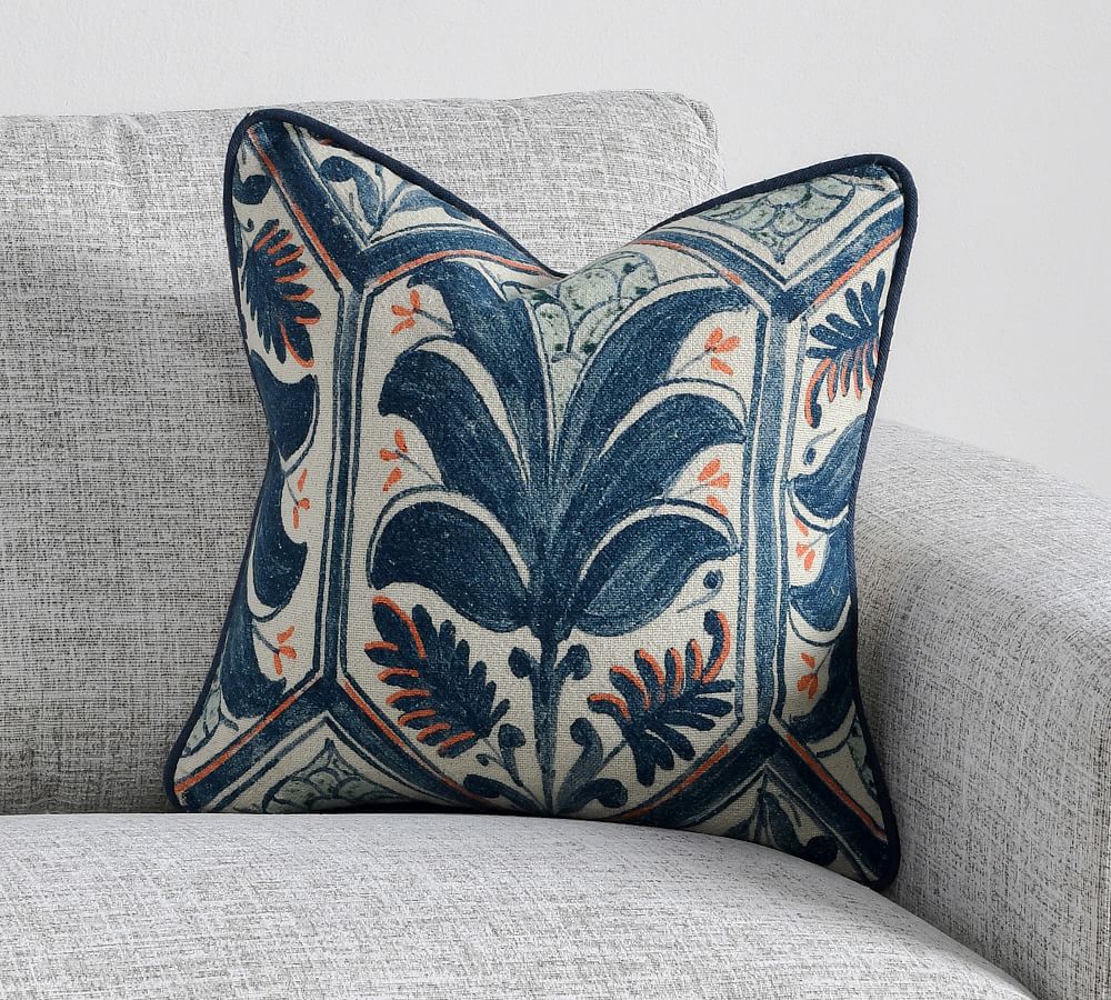 Palm Throw Pillow Cover | Pottery Barn