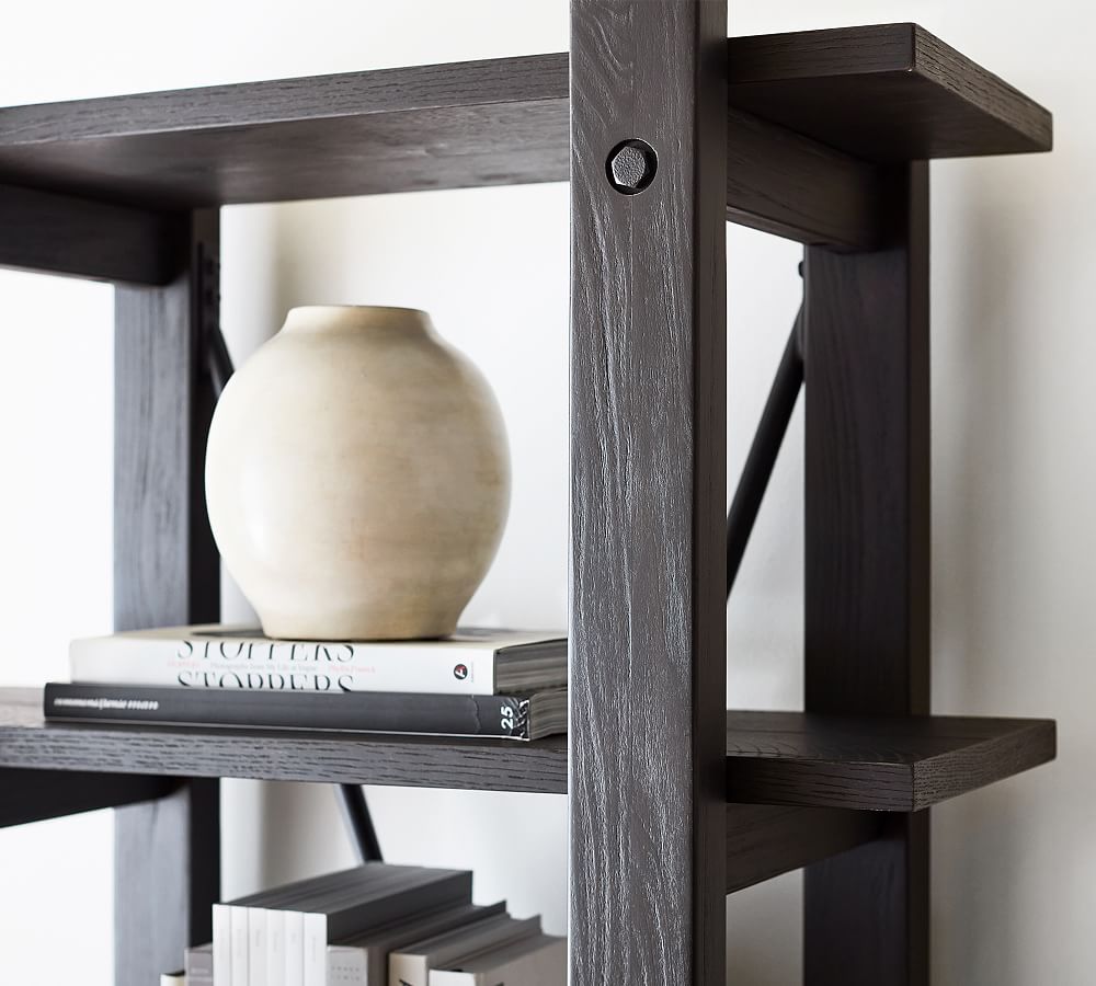 Benchwright Narrow Open Bookcase | Pottery Barn