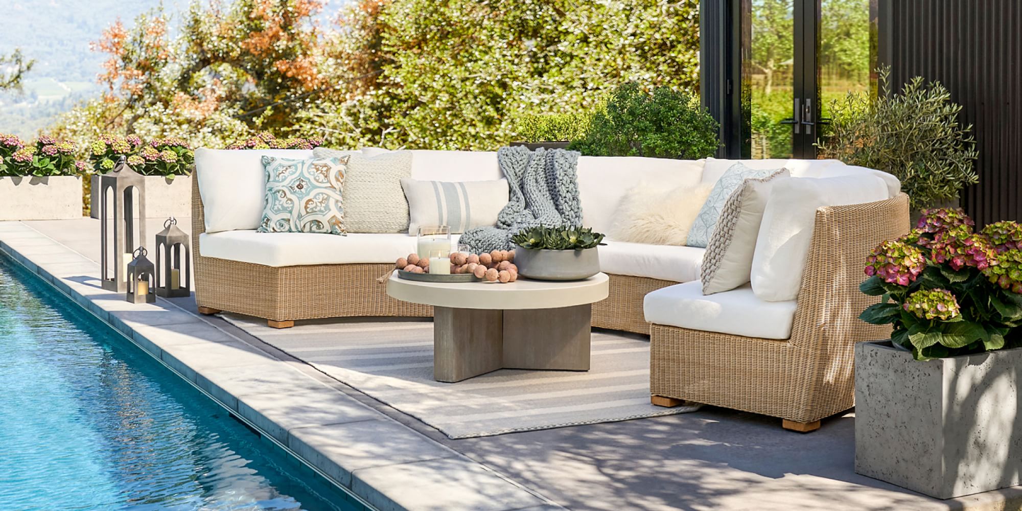 Mission Square Handmade Planters | Pottery Barn