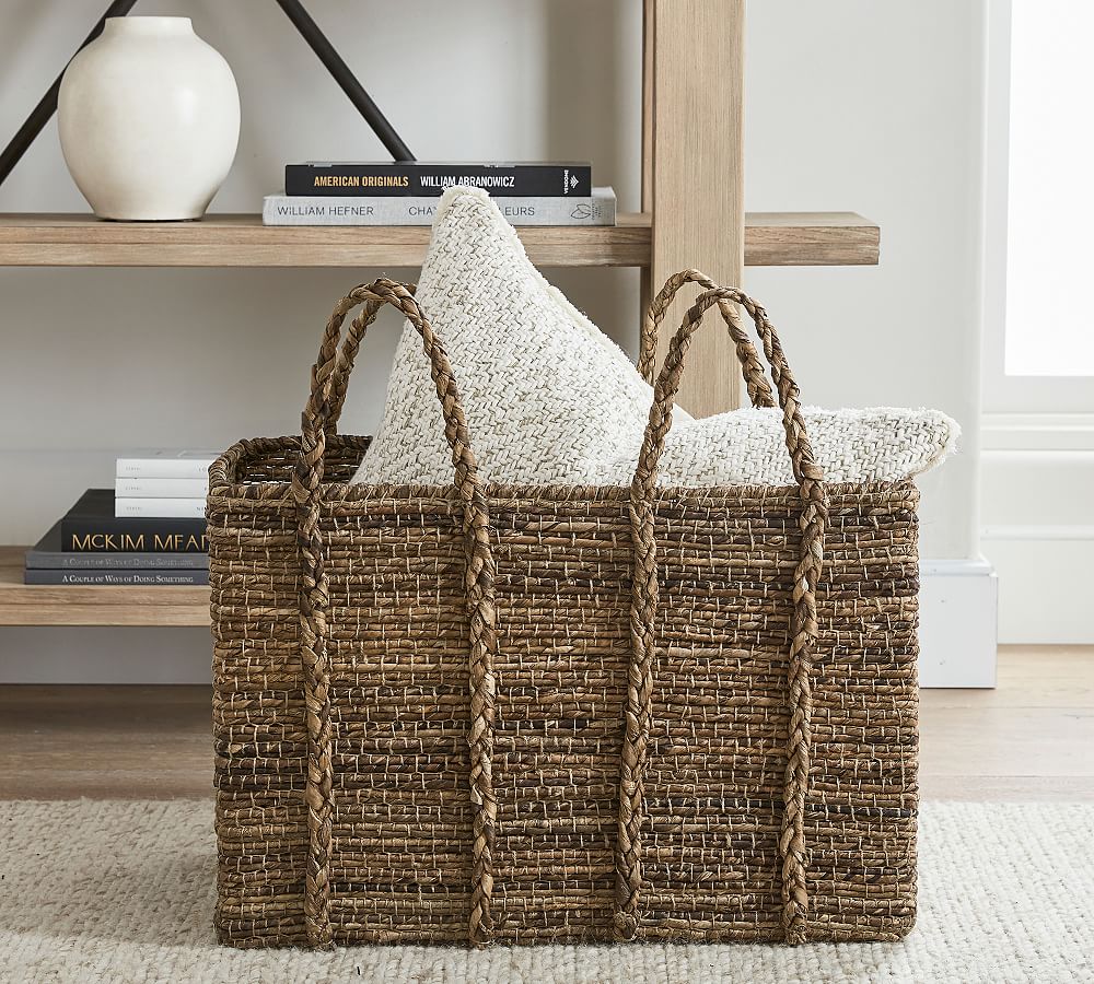 Wynne Handwoven Rectangular Baskets | Pottery Barn