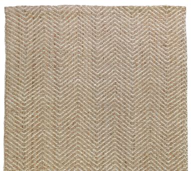 Benton Herringbone Jute Rug | Pottery Barn