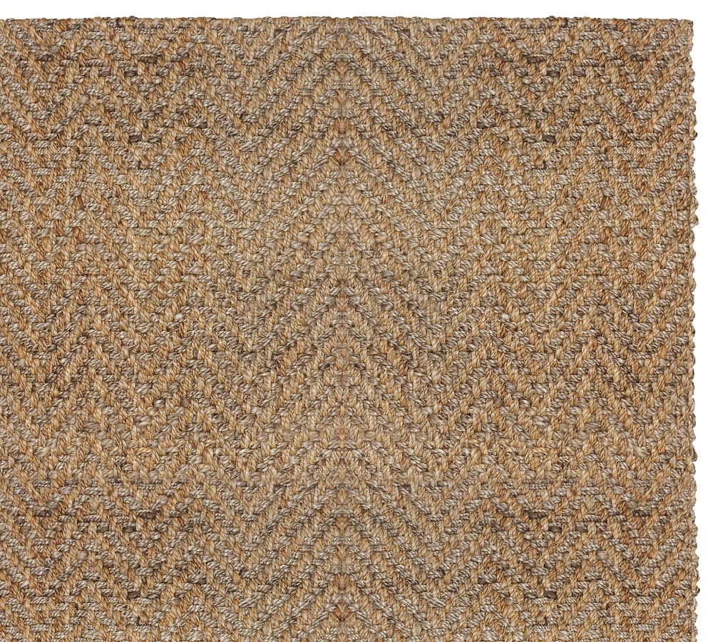 Benton Herringbone Jute Rug | Pottery Barn