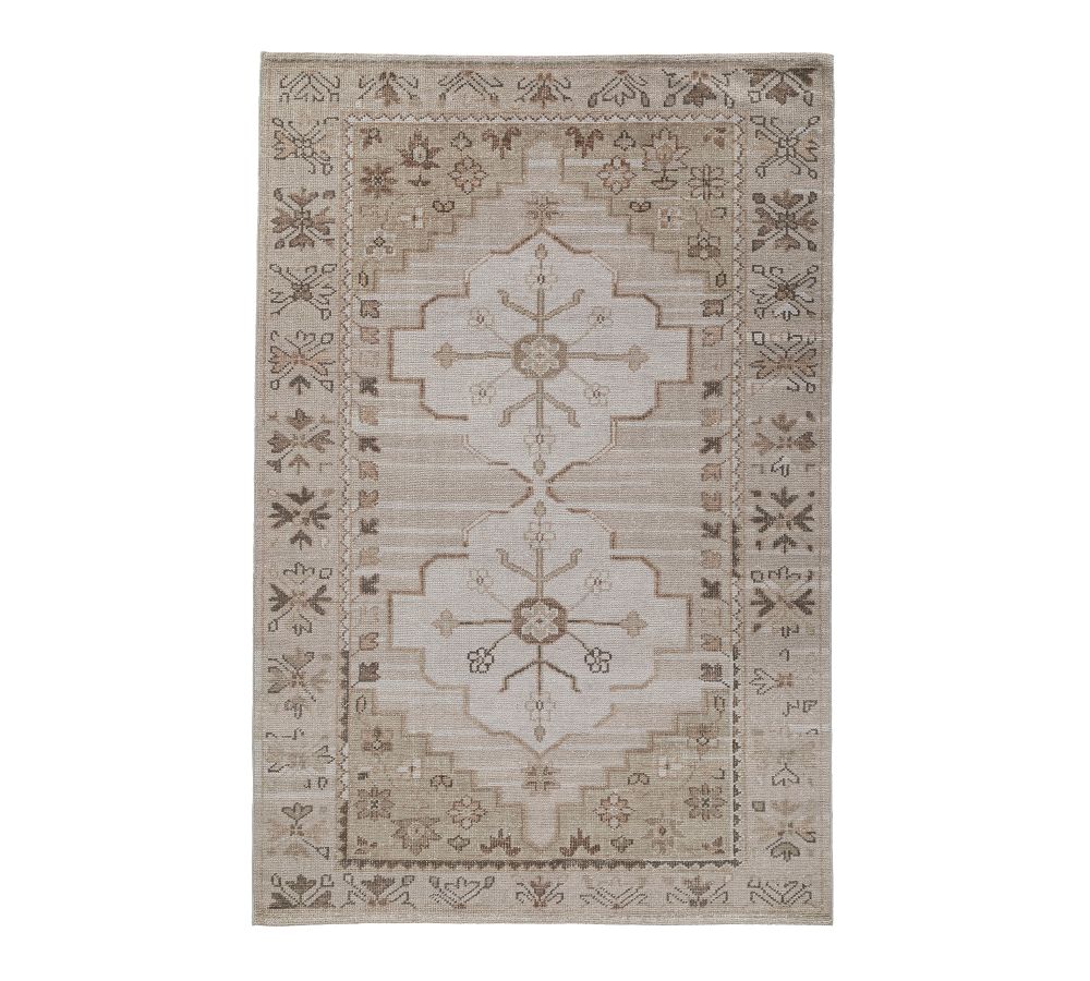 Aurelia Hand-Knotted Wool Rug | Pottery Barn