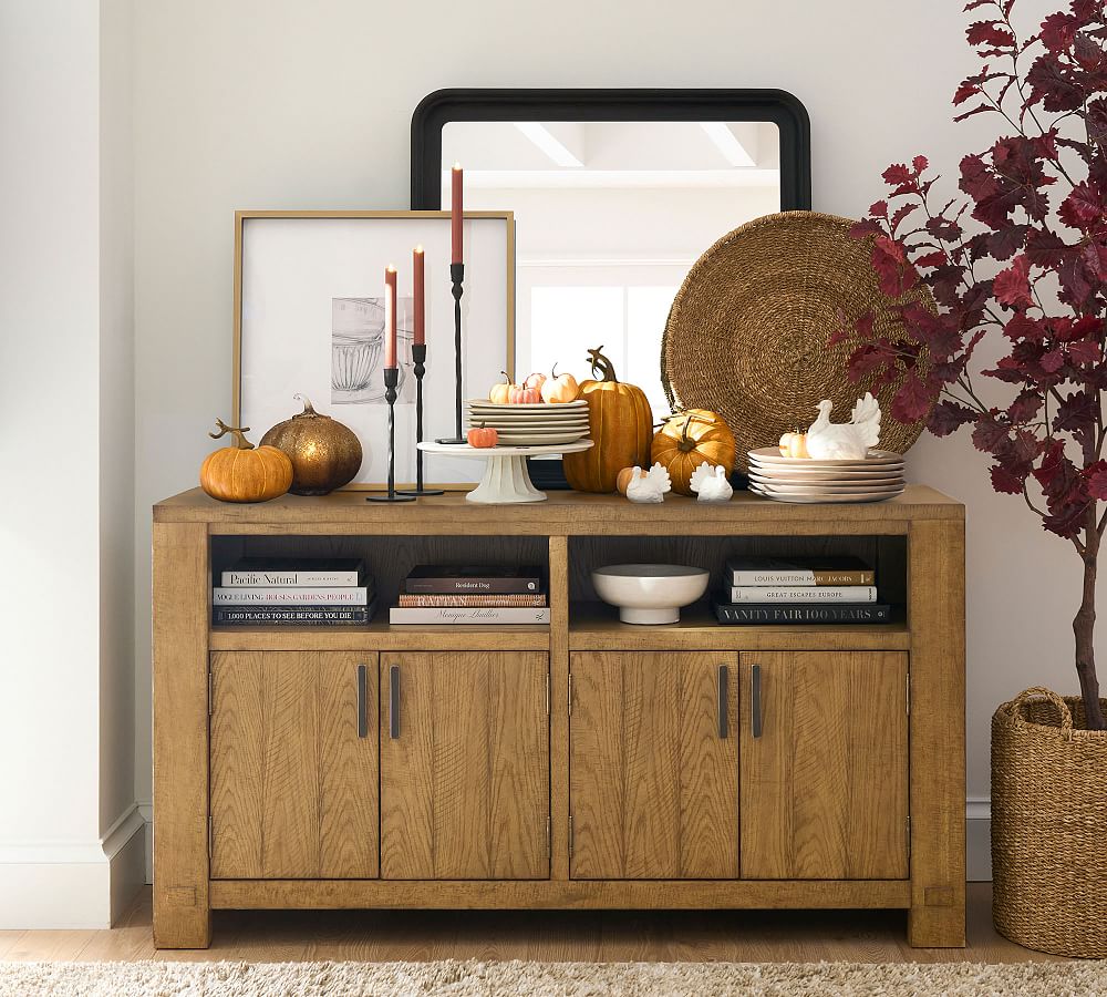 Faux Burgundy Oak Tree | Pottery Barn