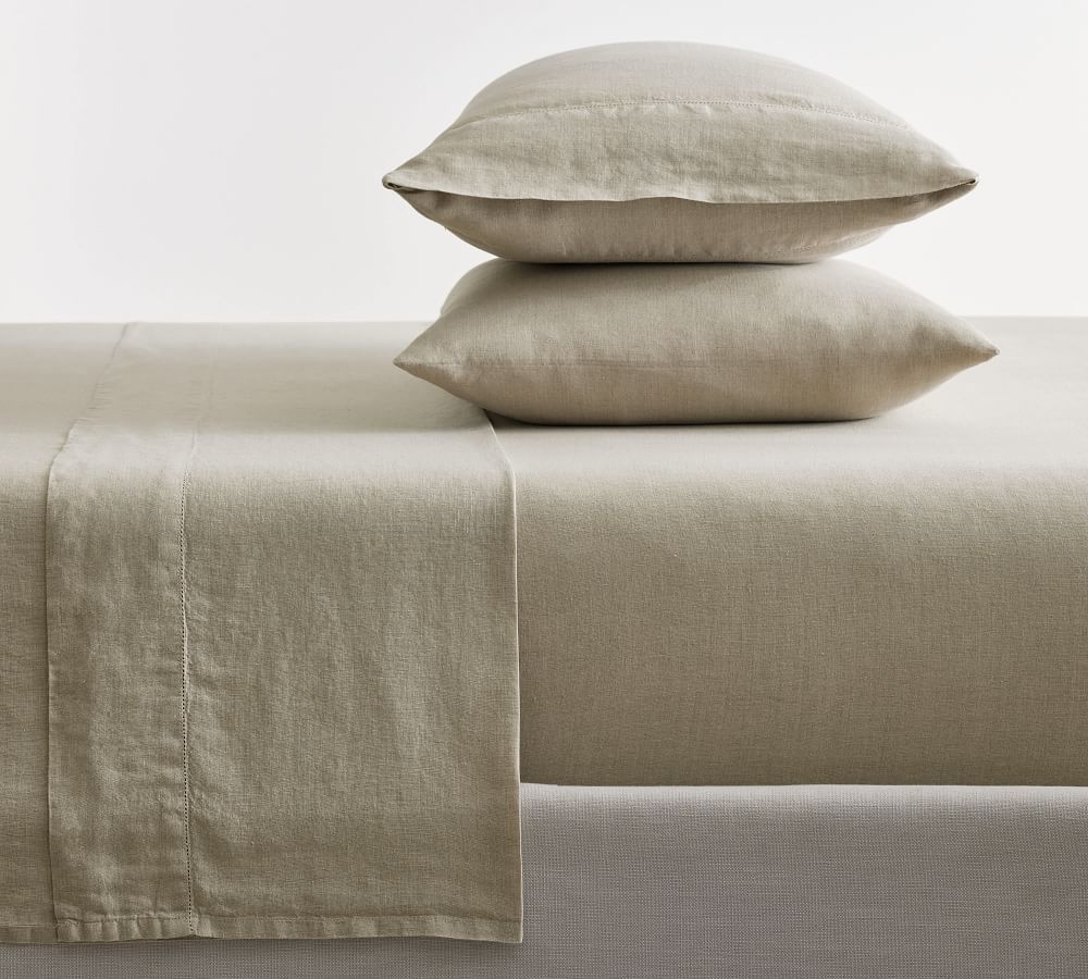Belgian Flax Linen Sheet Set | Pottery Barn