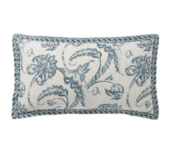 Flora Reversible Organic Cotton Sham | Pottery Barn