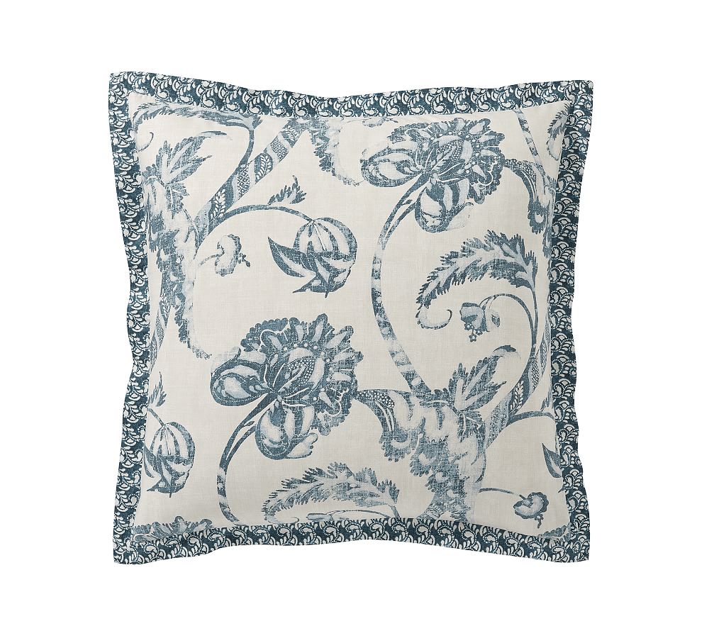 Flora Reversible Organic Cotton Sham | Pottery Barn