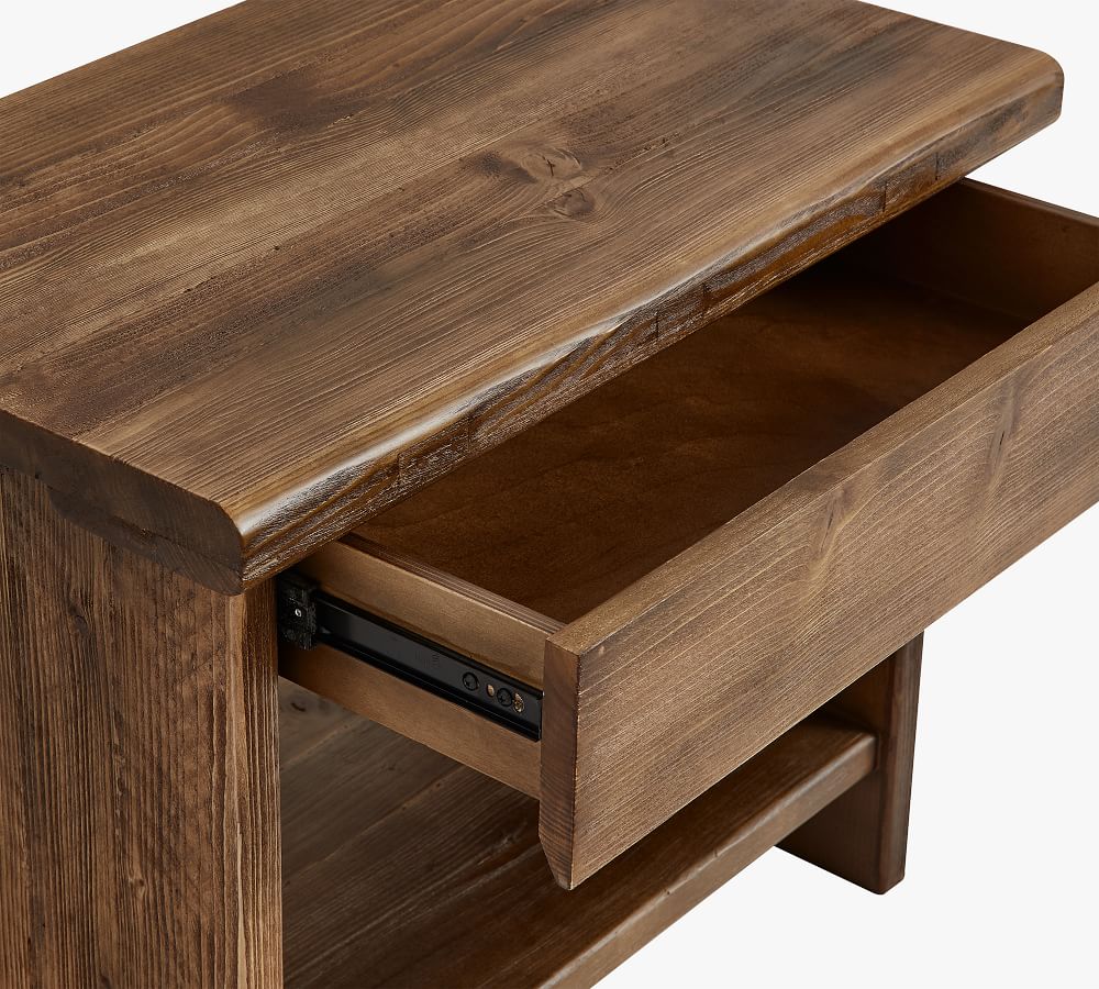 North Reclaimed Wood Nightstand | Pottery Barn
