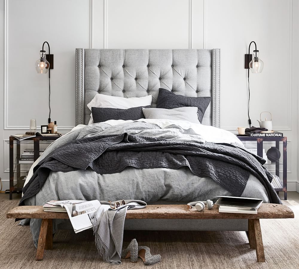 Flynn Metal Nightstand | Pottery Barn