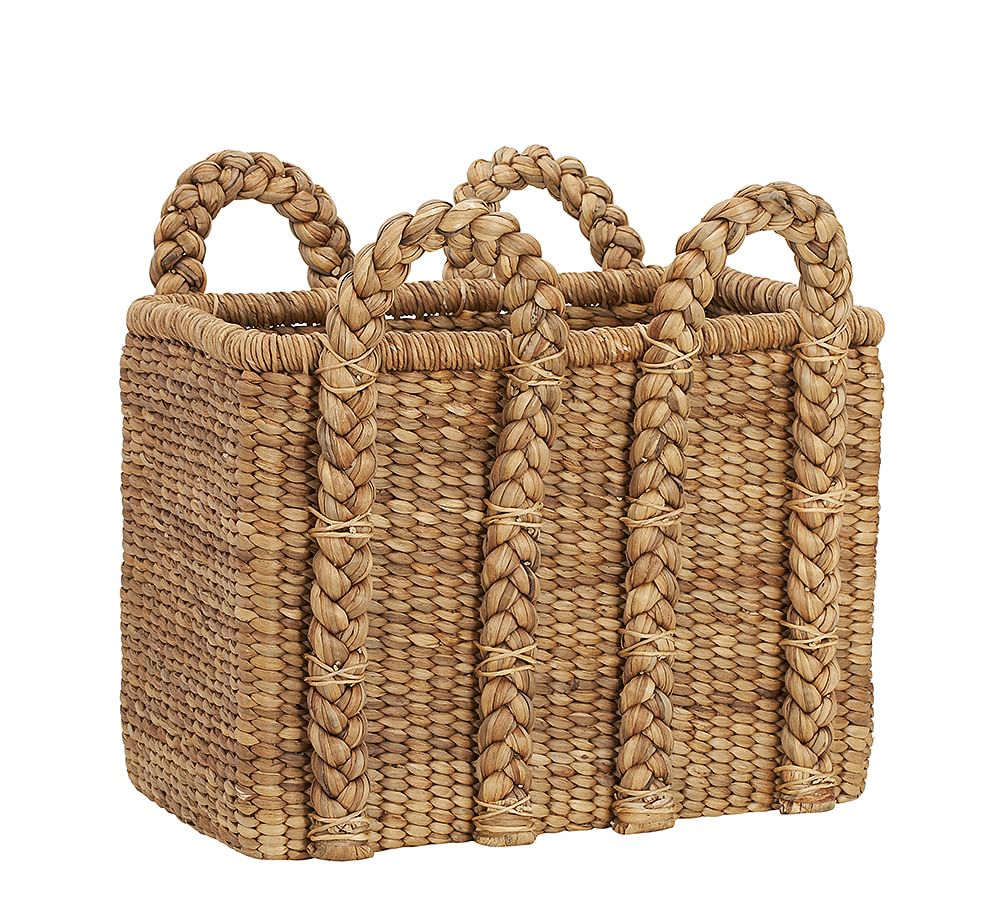 Beachcomber Rectangular Handled Storage Baskets | Pottery Barn
