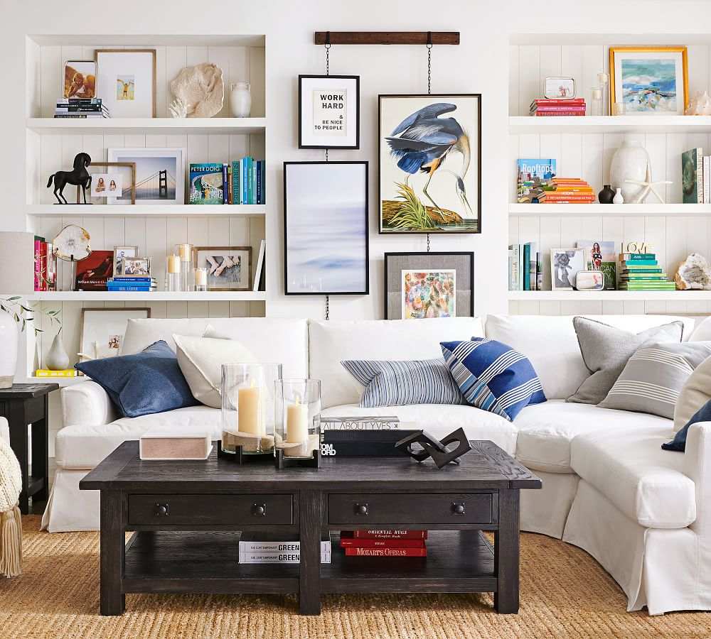 Hanging Picture Frame Rail - Bronze | Pottery Barn