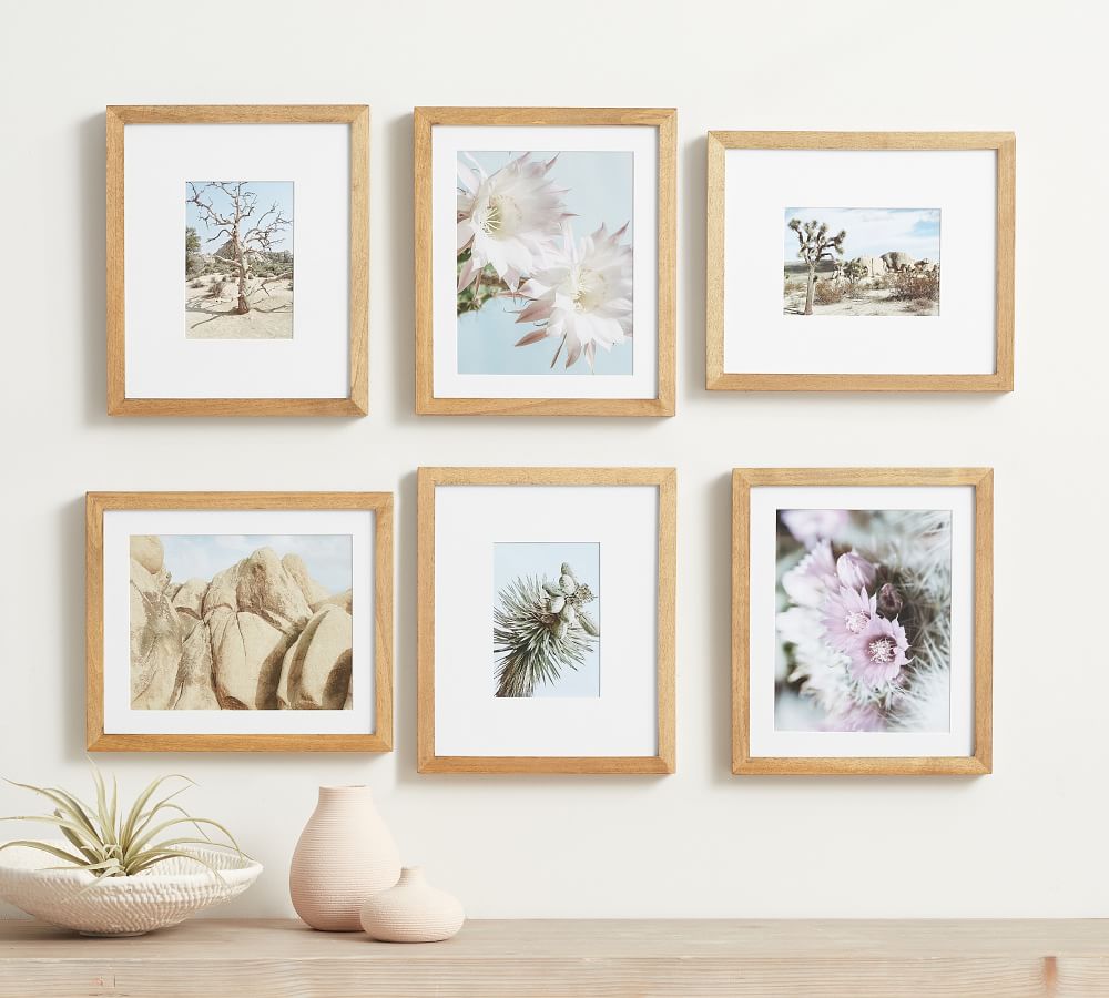 Multi-Mat Wood Gallery Tabletop Frames | Pottery Barn