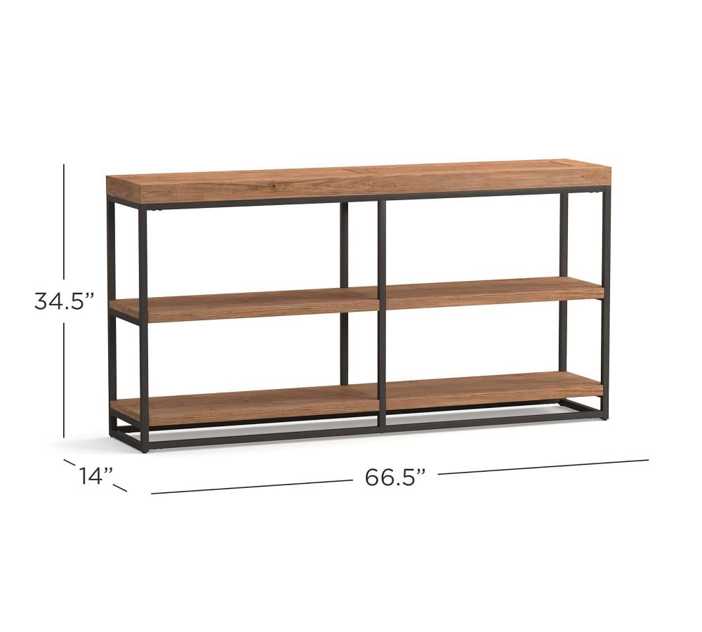 Malcolm Console Bookcase | Pottery Barn