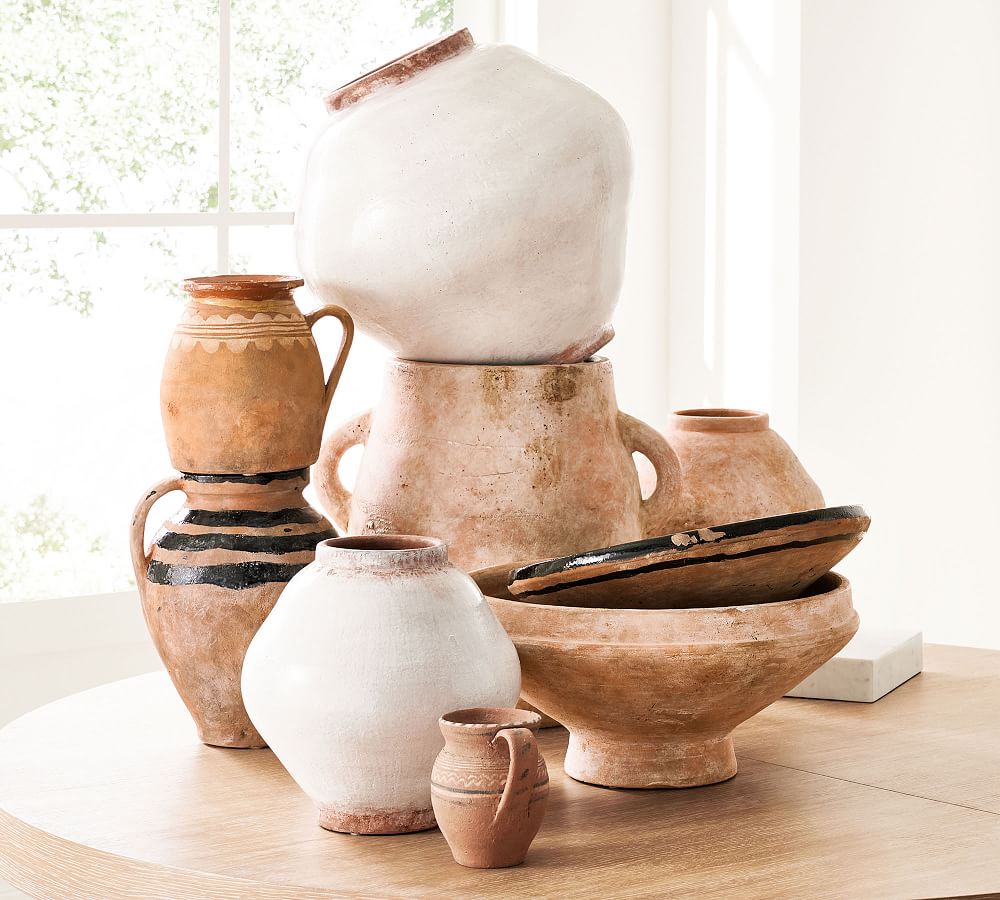 Handcrafted Glazed Terracotta Ceramic Collection | Pottery Barn