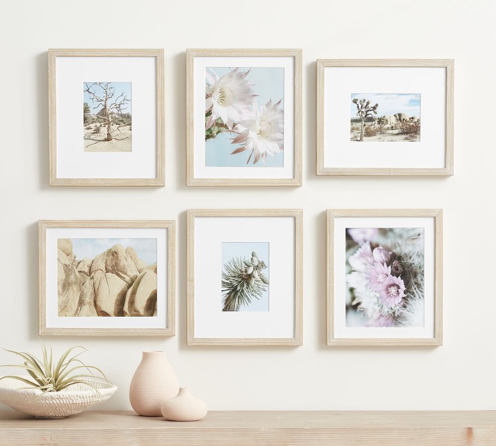 Multi-Mat Wood Gallery Tabletop Frames | Pottery Barn
