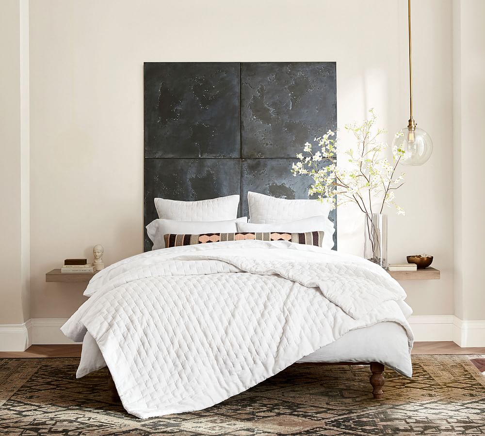 Bliss Handcrafted Linen/Cotton Sham | Pottery Barn