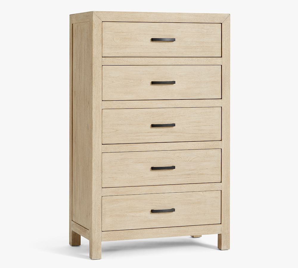 Linwood 5-Drawer Tall Dresser | Pottery Barn