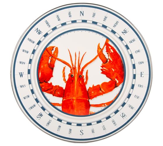 Golden Rabbit Lobster Enamel Collection | Pottery Barn