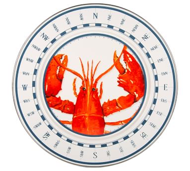 Golden Rabbit Lobster Enamel Collection | Pottery Barn
