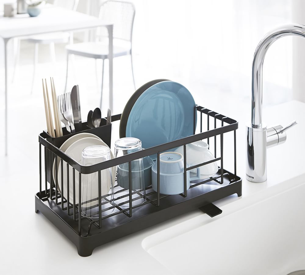 Yamazaki Tosca Wire Dish Drying Rack | Pottery Barn