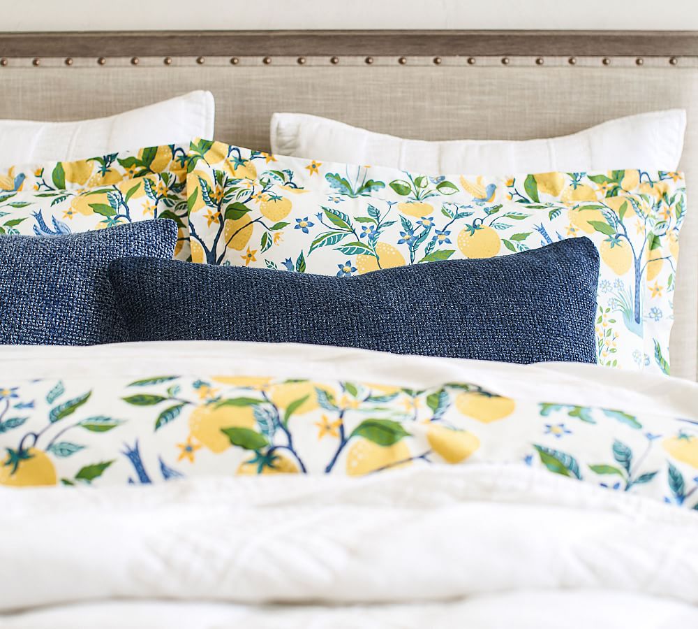 Capri Lemon Tree Percale Shams | Pottery Barn