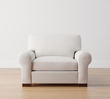 Turner Roll Arm Upholstered Armchair | Pottery Barn