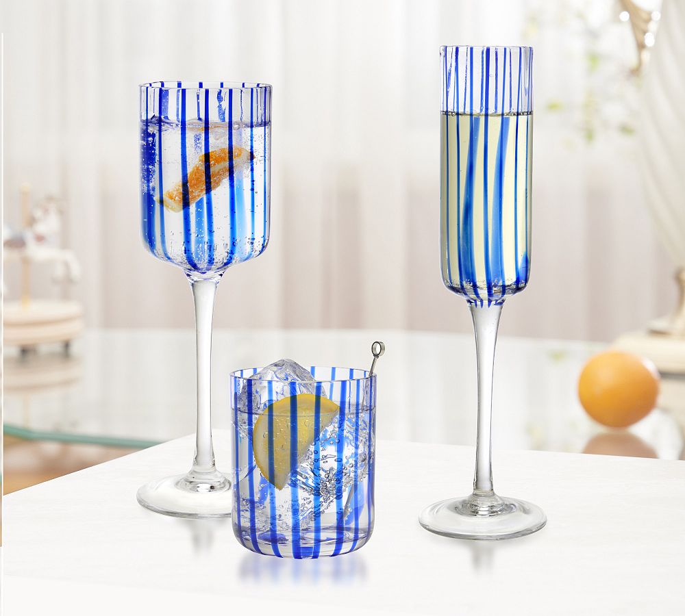 Stripe Drinkware Collection | Pottery Barn