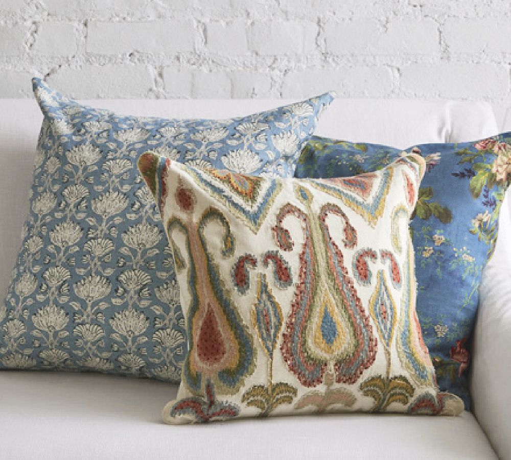 Meadow Floral Printed Pillow | Pottery Barn