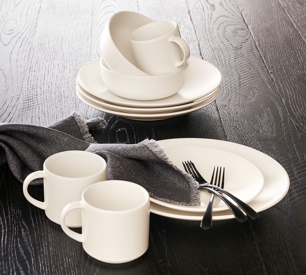 Mason 16-Piece Dinnerware Set | Pottery Barn