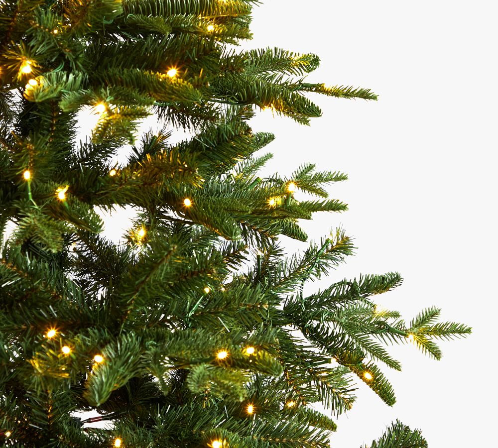 Faux Pre-Lit Montreal Spruce Tree | Pottery Barn
