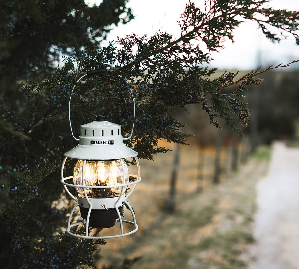 Railroad LED Outdoor Lantern | Pottery Barn