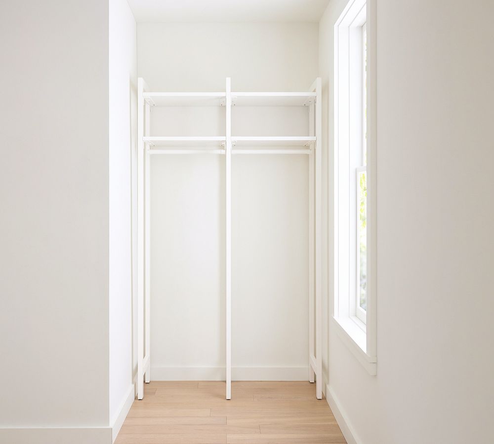 Essential Walk-In Closet by Hold Everything, 4' Long Hanging System ...