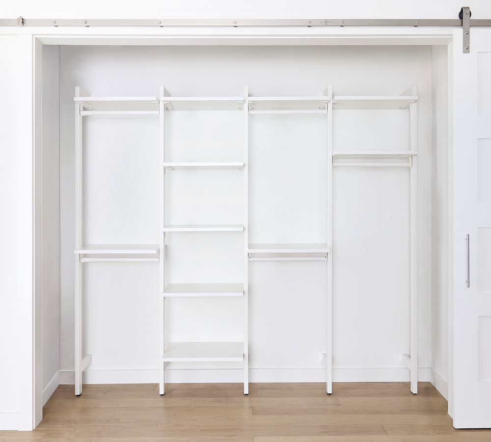Essential Reach-In Closet by Hold Everything, 8' Hanging System with ...
