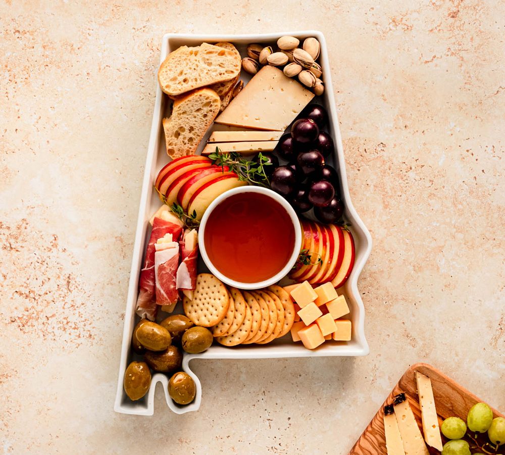 Lark Handmade Porcelain State Platter | Pottery Barn