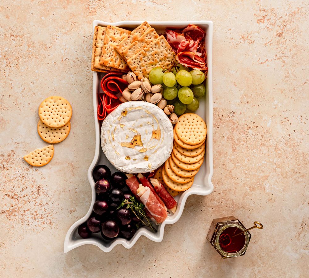 Lark Handmade Porcelain State Platter | Pottery Barn