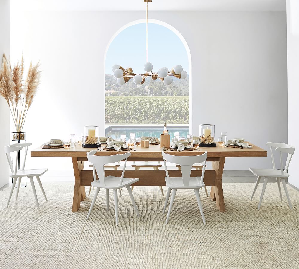 Modern Farmhouse Extending Dining Table | Pottery Barn