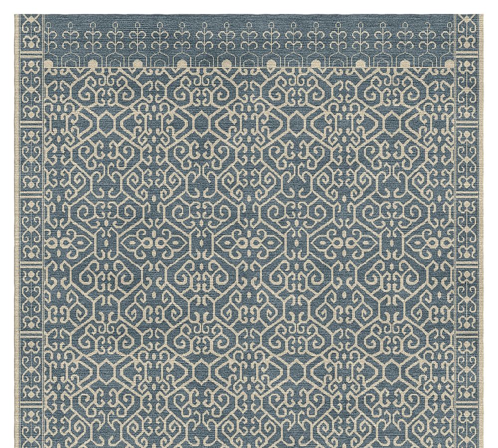 Indigo Luna Custom Tufted Rug | Patterned Rugs | Pottery Barn