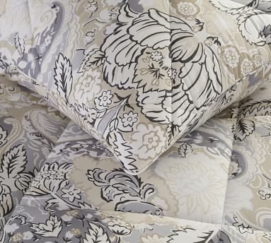 Celeste Percale Comforter | Pottery Barn