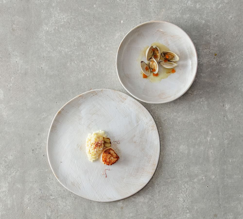 Fortessa Cloud Terre No. 2 Stoneware 16-Piece Dinnerware Set | Pottery Barn