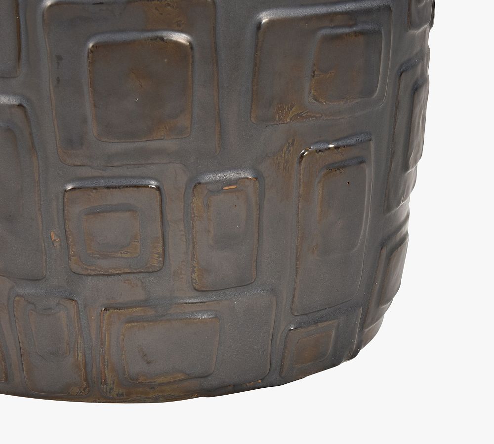 Calvin Ceramic Accent Stool | Pottery Barn